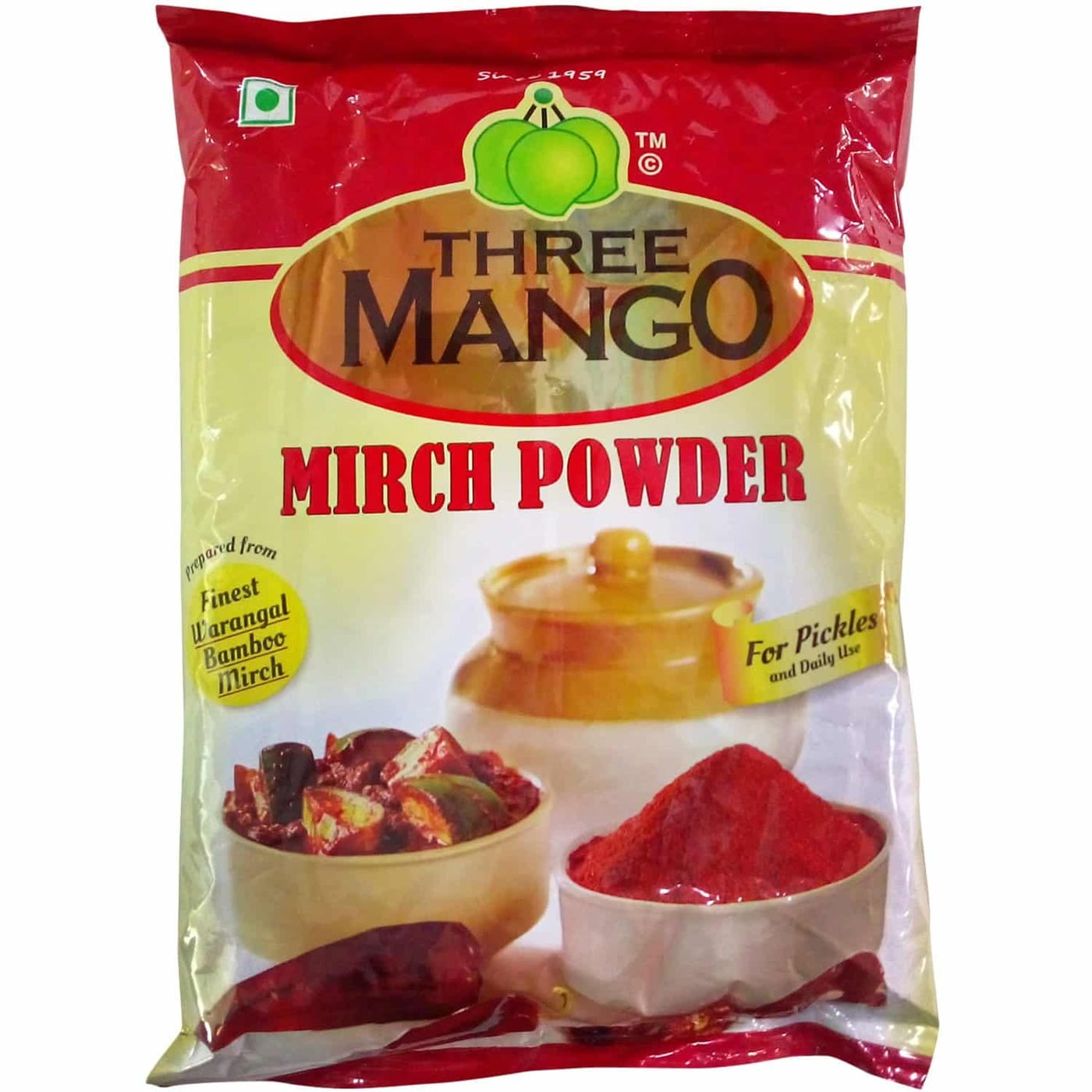 Three Mango Mirchi Powder 500gm